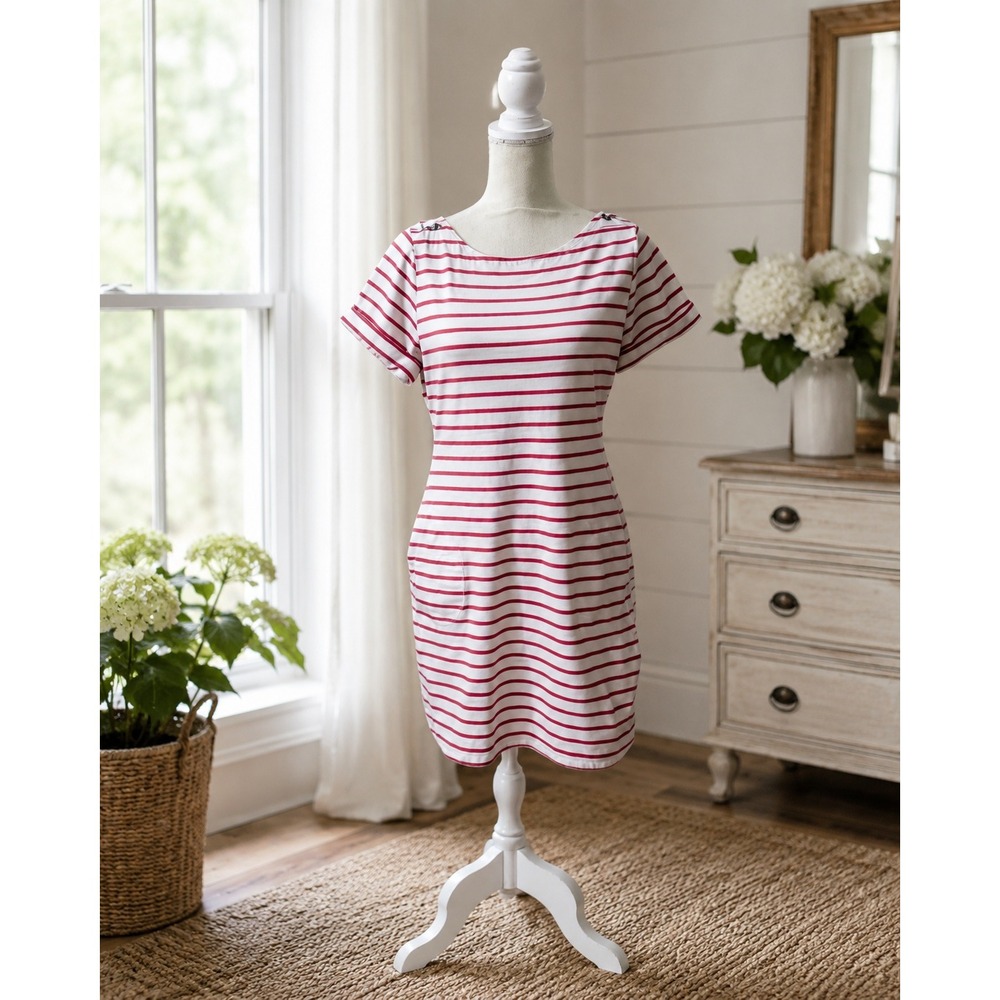 Tommy Bahama | Dresses | Tommy Bahama Red White Striped Nautical Tshirt ...